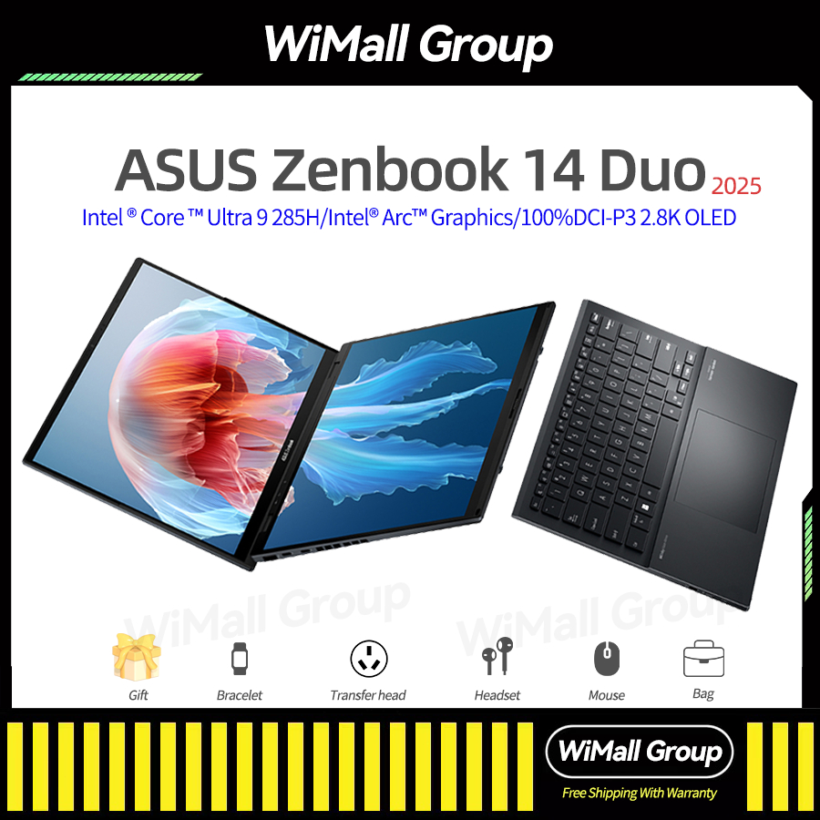 2025 Asus ZenBook Duo 14 Dual Screen Laptop UX8406/ASUS Zenbook 14 ...