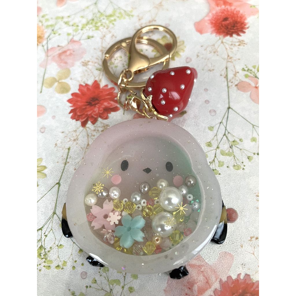 【Direct From Japan】Shimaenaga keychain.(FREE SHIPPING/Handmade/Hokkaido ...