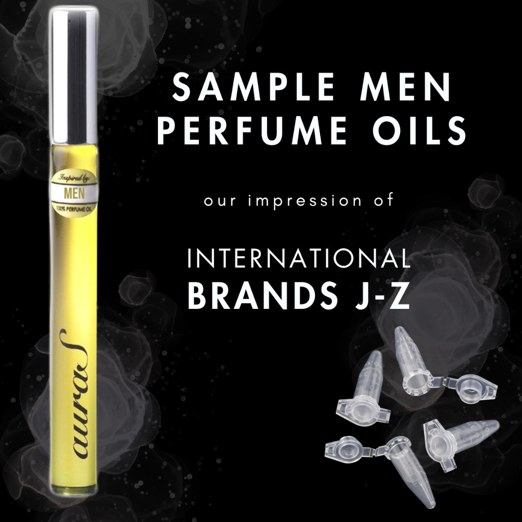 Vial SAMPLES Men Testers Long Lasting Perfume Oil (Brands J-Z)|Pocket ...