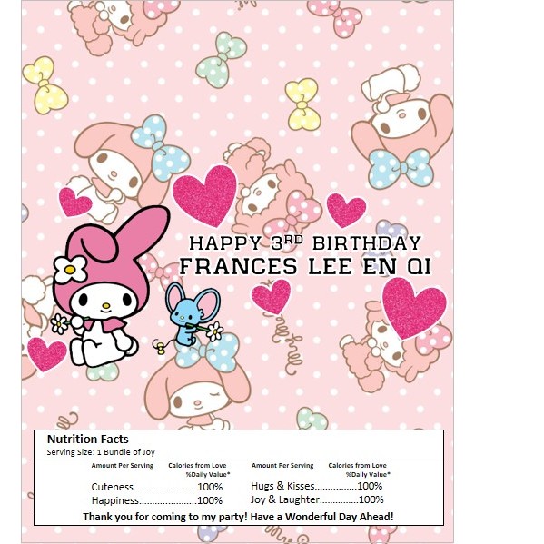 Kit Kat Chocolate Wrapper - My Melody | Shopee Singapore