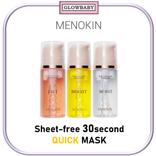 [MENOKIN] 30seconds bubble quick mask pack 95ml /sheet free mask ...