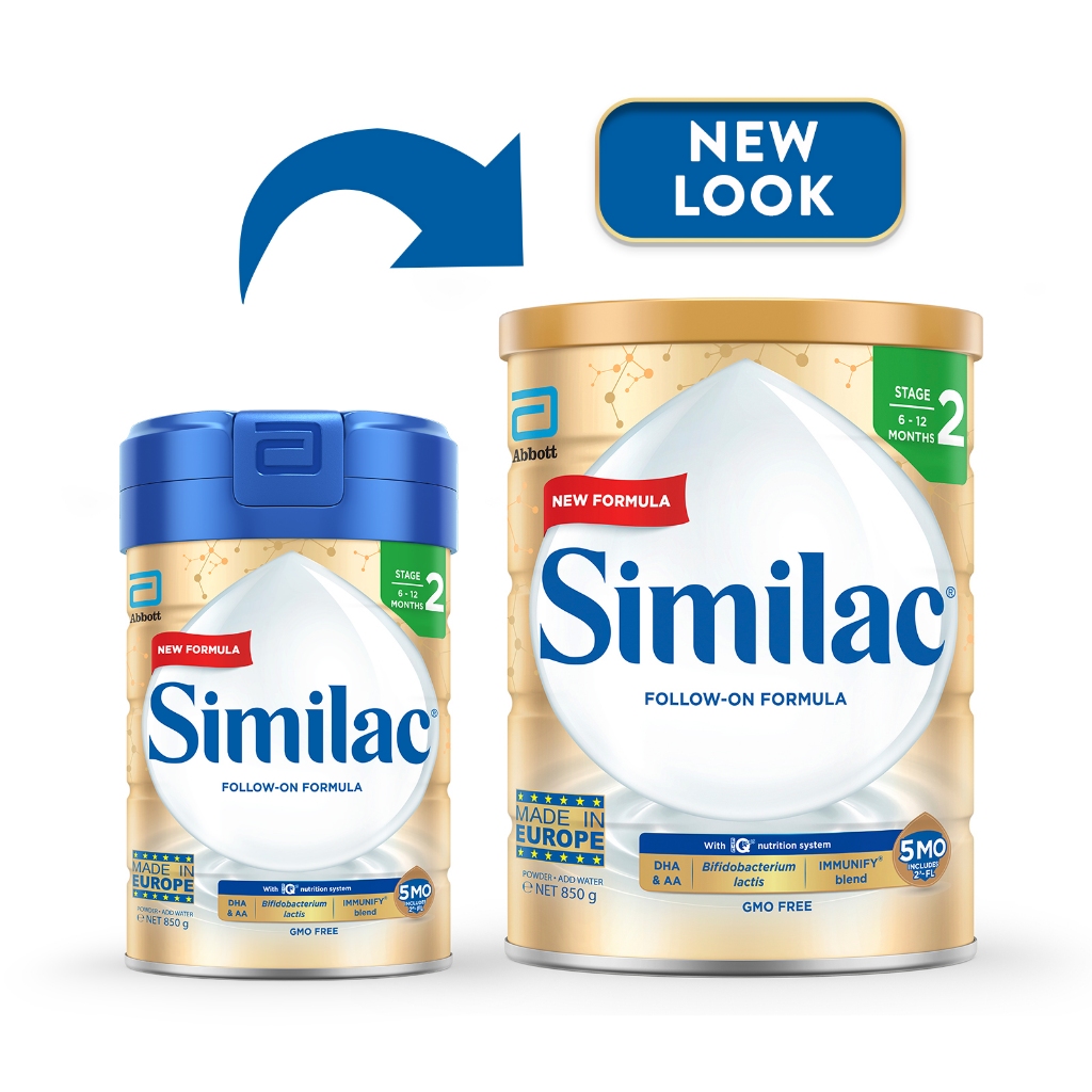 Similac 5MO Stage 2 Follow-On Baby Milk Powder Formula (6 months ...