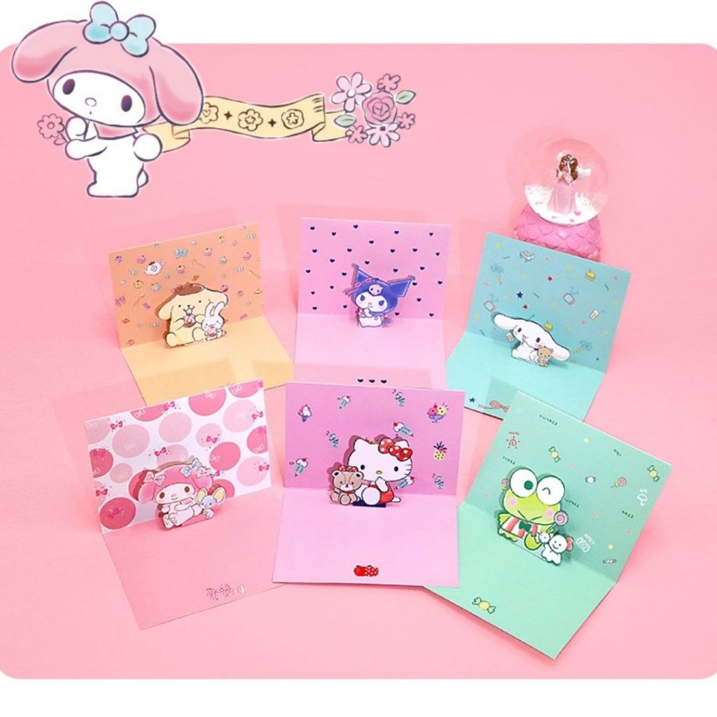 [SG STOCK] Sanrio Greeting Card Authorised Sanrio Melody Greeting Card ...