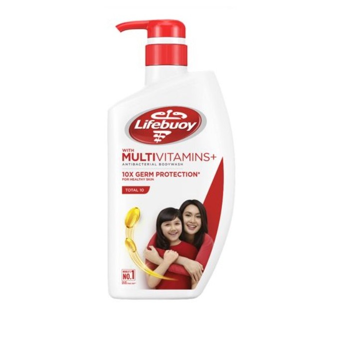Lifebuoy With Multivitamins Total 10 Antibacterial Body Wash 1L ...