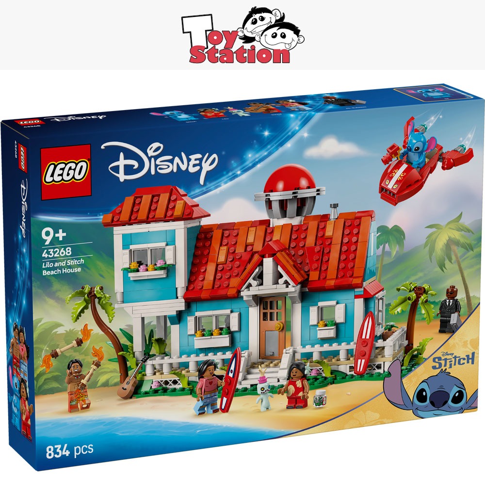 LEGO Disney Classic 43268 Lilo and Stitch Beach House | Shopee Singapore
