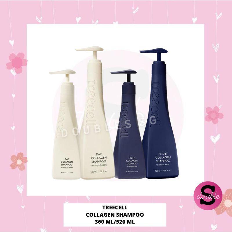 TREECELL Day/Night Collagen Shampoo Midnight Forest/Morning of Resort ...