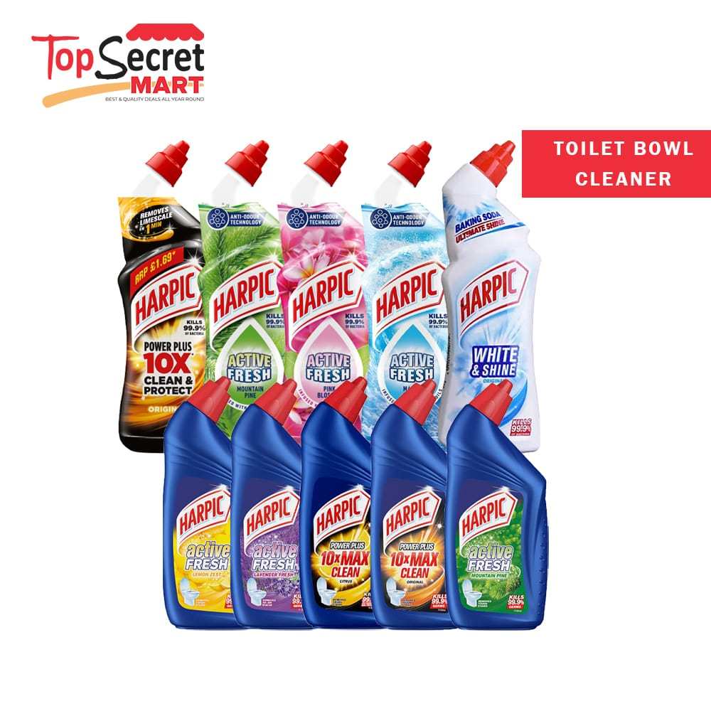Bundle of 6! Harpic Toilet Bowl Cleaner-Original/Lavender/Lemon ...