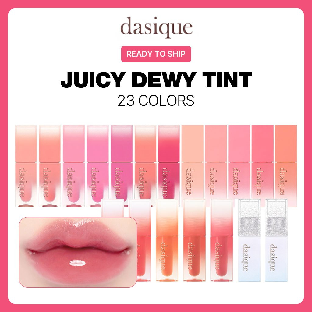[DASIQUE] NEW JUICY DEWY TINT 28 Colors 3.5g | Shopee Singapore