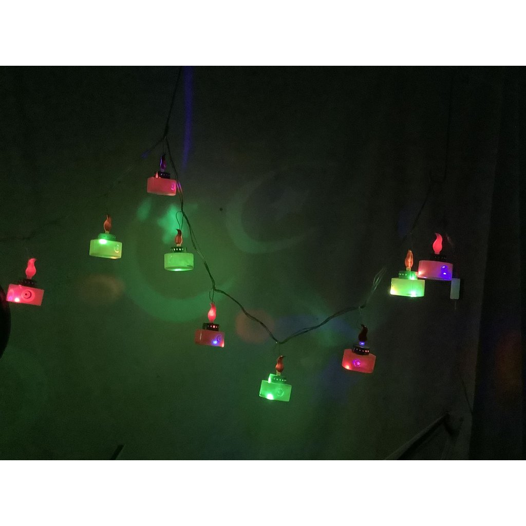 Partyforte Selamat Hari Raya 12 LED Oil Lamp Chain Decoration Ramadan ...
