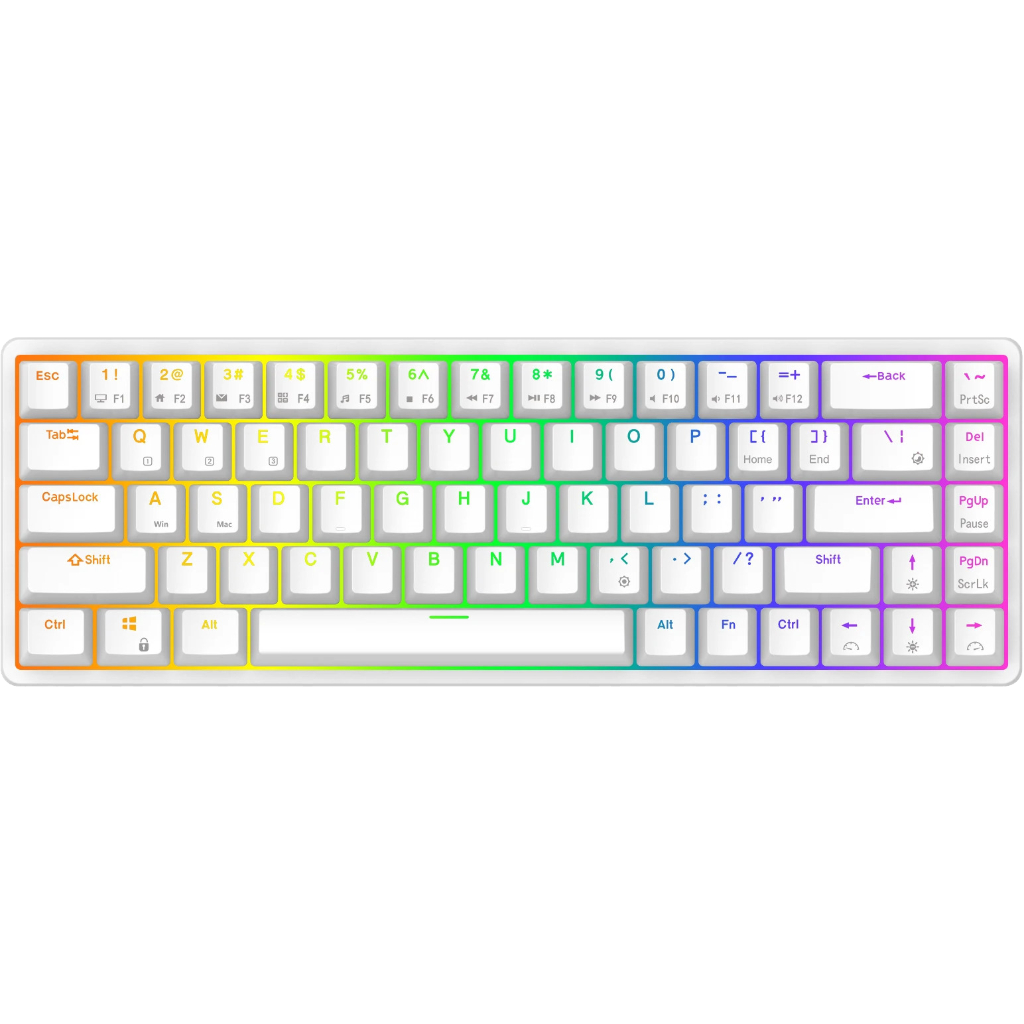 【SG】Royal Kludge RK68 G68 65% Bluetooth Wireless Mechanical Gaming ...