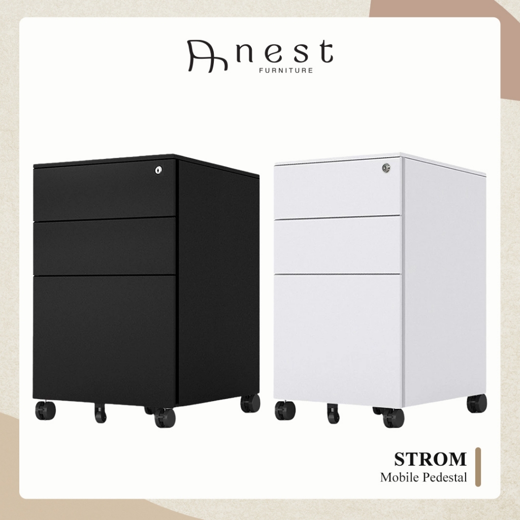 (NEST) STROM Mobile Pedestal (Pre-Assembled) - Office / Furniture ...