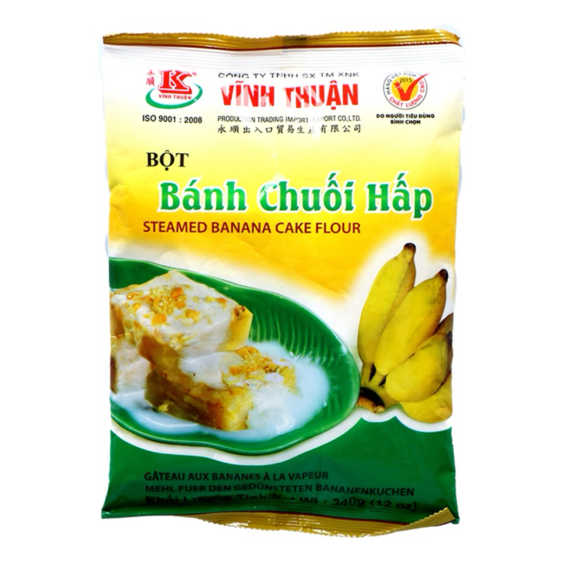 Bot banh chuoi hap - Streamed Banana cake flour 340g | Shopee Singapore