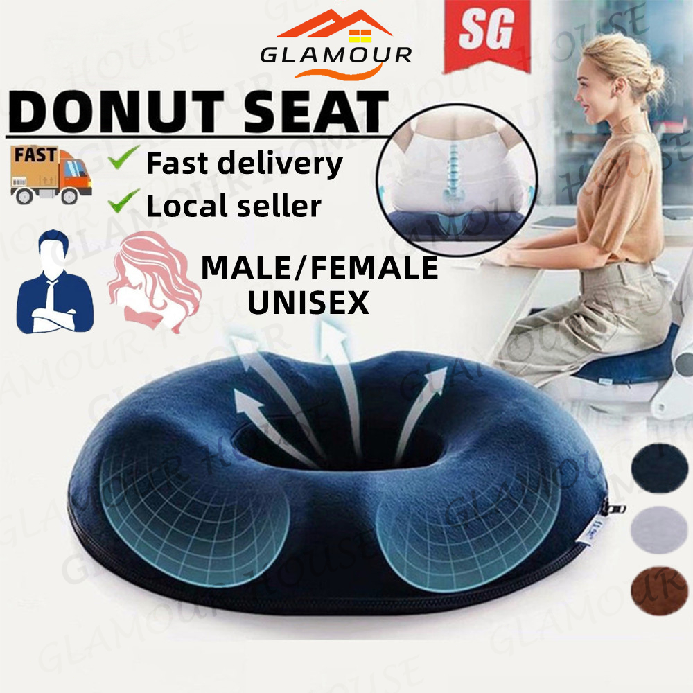 【SG】 Office Seat Donut Cushion Donut Pillow Cushion for Post Surgery ...