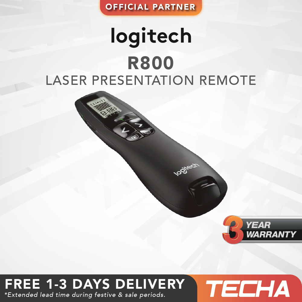 Logitech R800 Laser Presentation Remote | Shopee Singapore