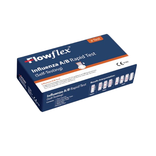 Flowflex Influenza A/B Rapid Test (5 Tests kit / box) | Shopee Singapore