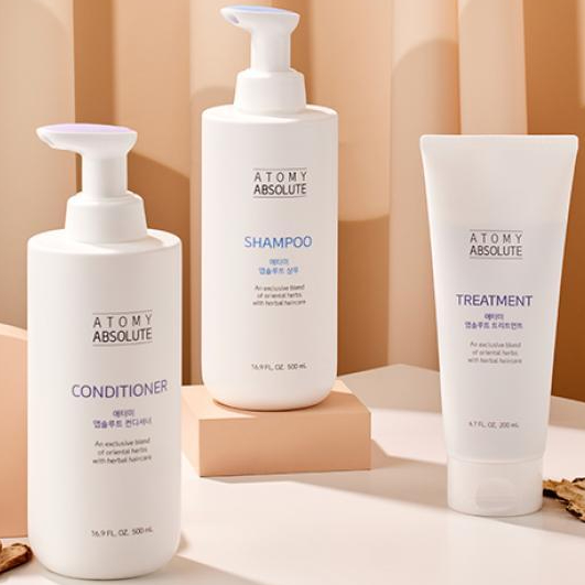 Atomy Absolute Hair Care Set Hair Care Shampoo+Conditioner+Treatment ...