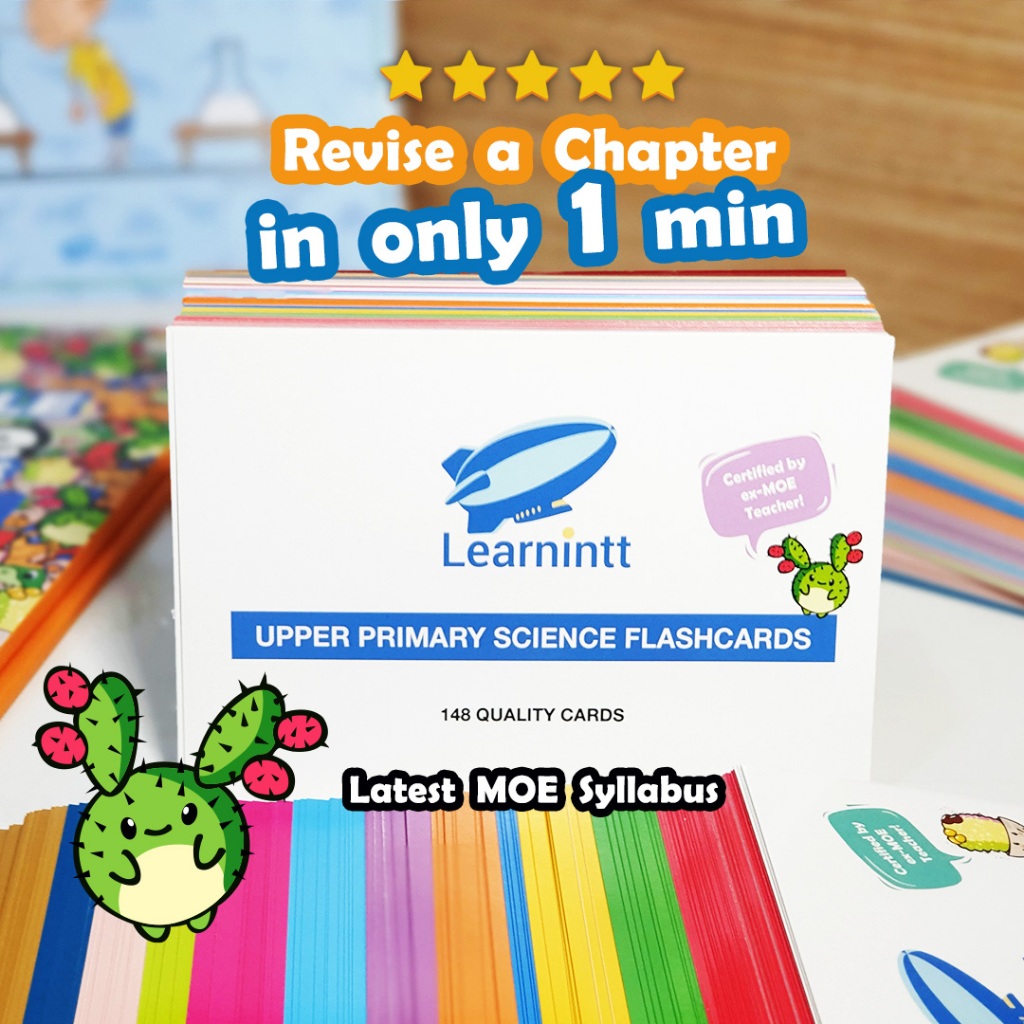 PSLE Science Flashcards | Fast Revision | 1 Min Per Chapter! | P5 & P6 ...