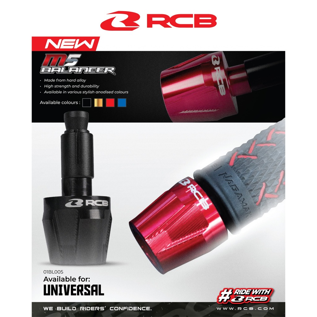 RCB Racing Boy M4 / NEW VERSION M5 Handle Bar & Balancer Handlebar End ...