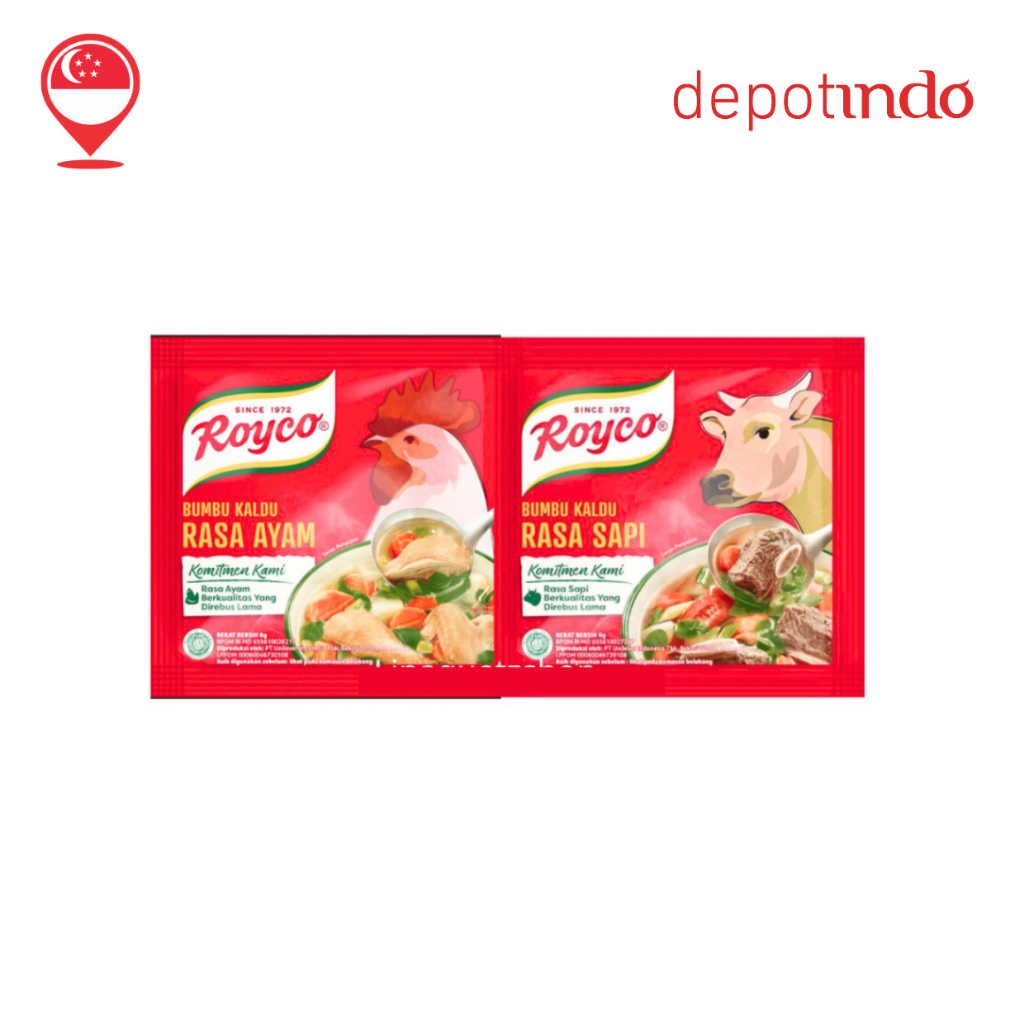 🇸🇬 ROYCO BUMBU KALDU PENYEDAP RASA AYAM/SAPI SEASONINGS CHICKEN/BEEF 9 ...
