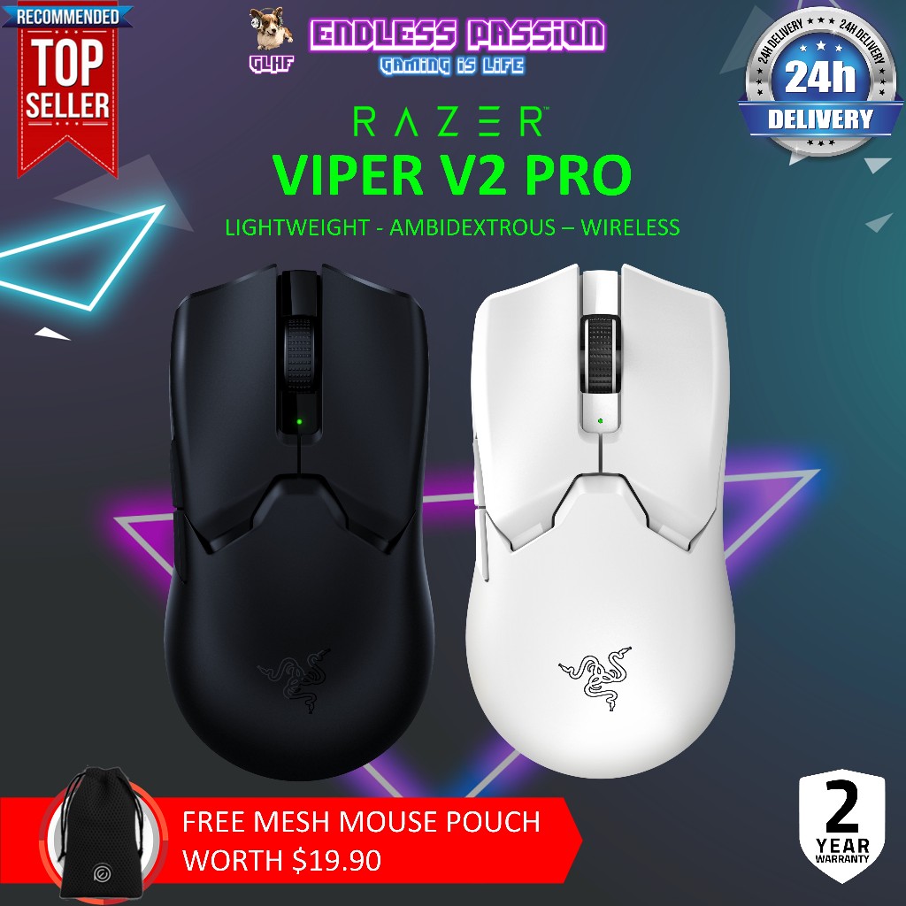 Razer Viper V2 Pro Hyperspeed Wireless Gaming Mouse | Shopee Singapore