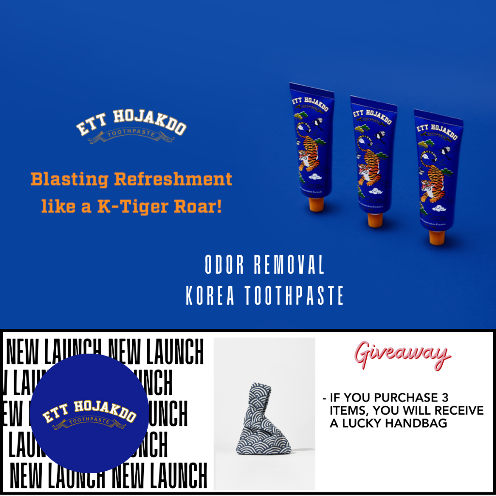 [HOJAKDO] Odor removal korea toothpaste_Takes care of Plague&Tartar ...
