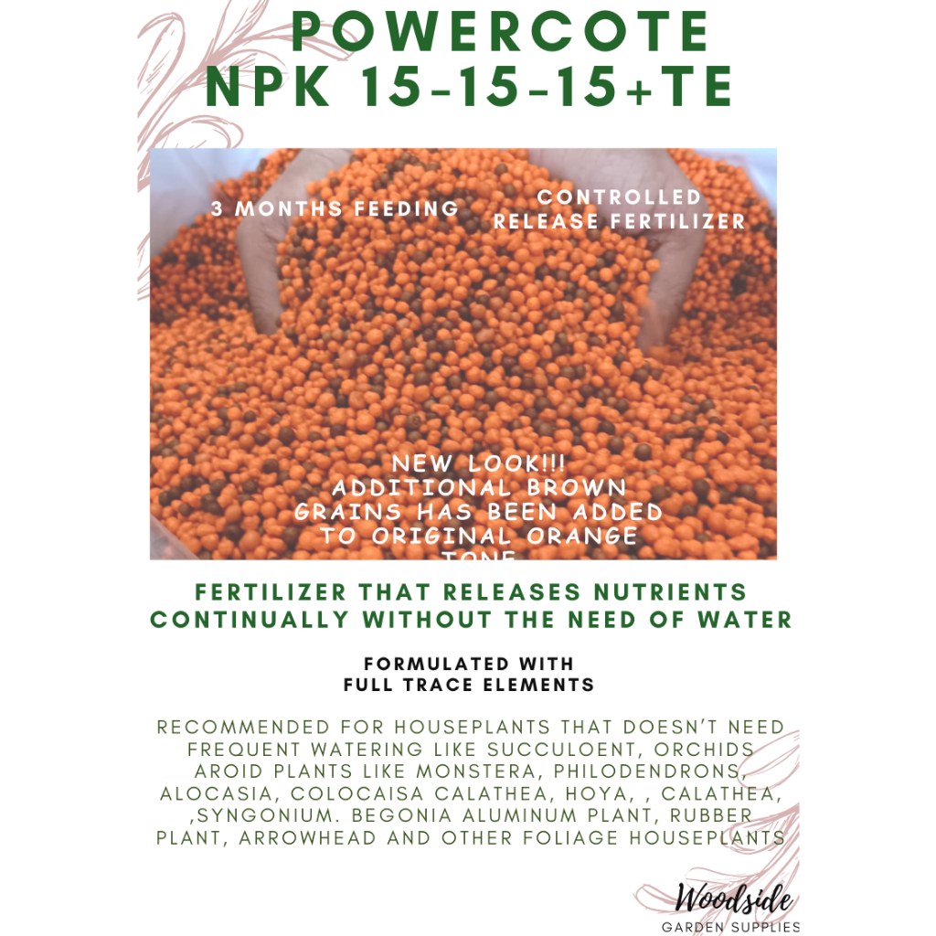 Woodside Powercote NPK 15-15-15/15:15:15+ TE Fertiliser/Fertilizer for ...