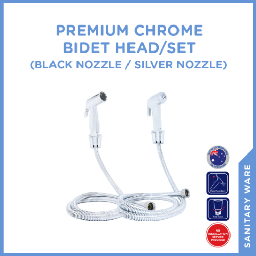 Selleys Premium Chrome Bidet Head/Set | Shopee Singapore