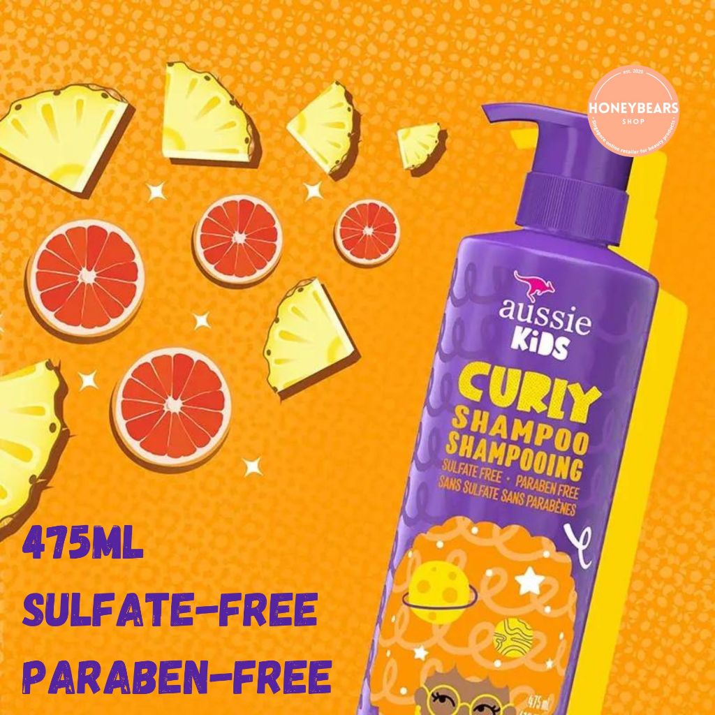 Aussie Kids Curly Hair Shampoo, Conditioner, Leave-in Curl Cream ...