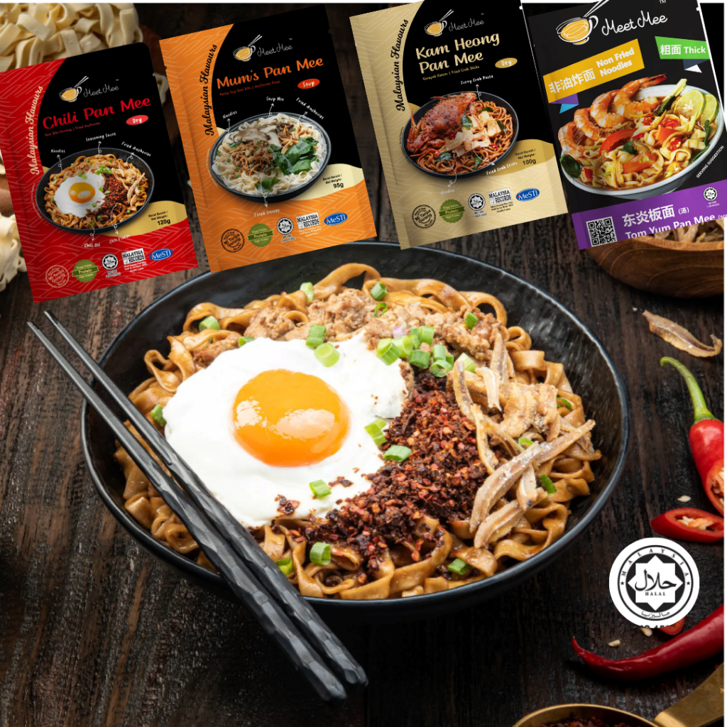 Meet Mee Instant Pan Mian. Famous Instant Noodle. 5 flavors. SG Ready ...