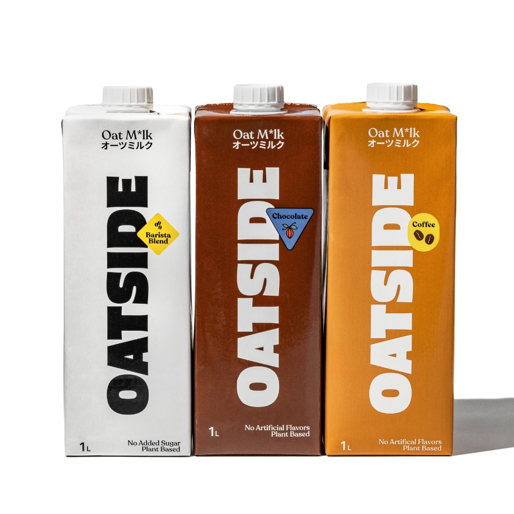 OATSIDE Tri-Flavor Oat Milk 1L Bundle (Barista Blend, Chocolate, Oat ...