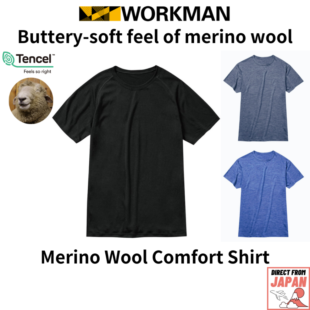 WORKMAN Merino Wool Comfort Shirt【direct from Japan】 | Shopee Singapore