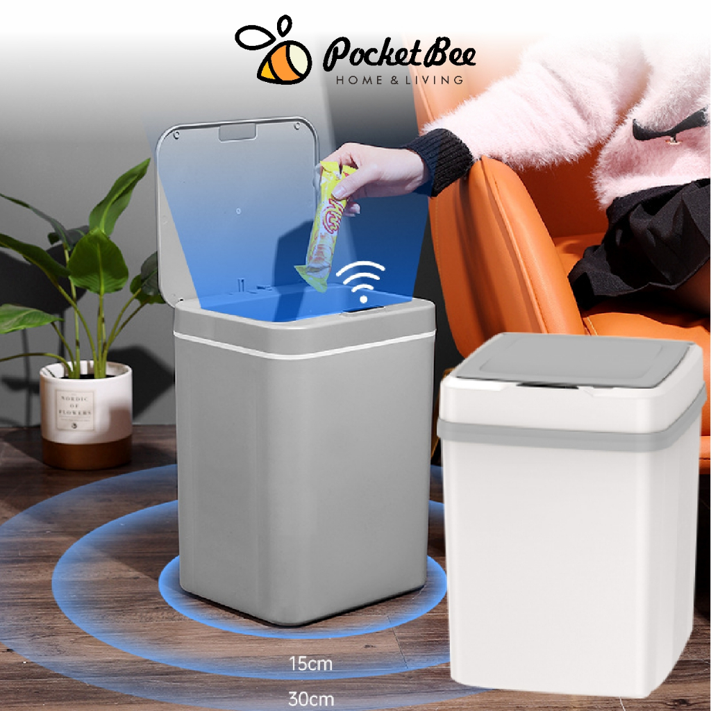 Pocketbee - Home Trash Bin Rubbish Bin Smart Trash Can Smart Waste ...