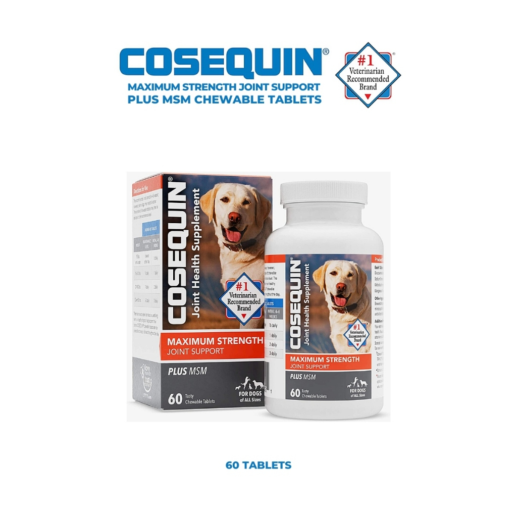 Nutramax Cosequin Maximum Strength Joint Support Plus MSM Chewable ...