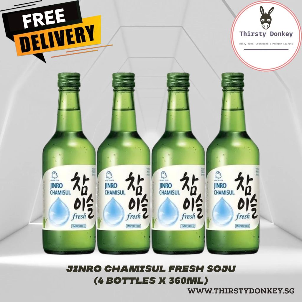 Jinro Chamisul Fresh Soju 360ml (Bundle of 4) | Shopee Singapore