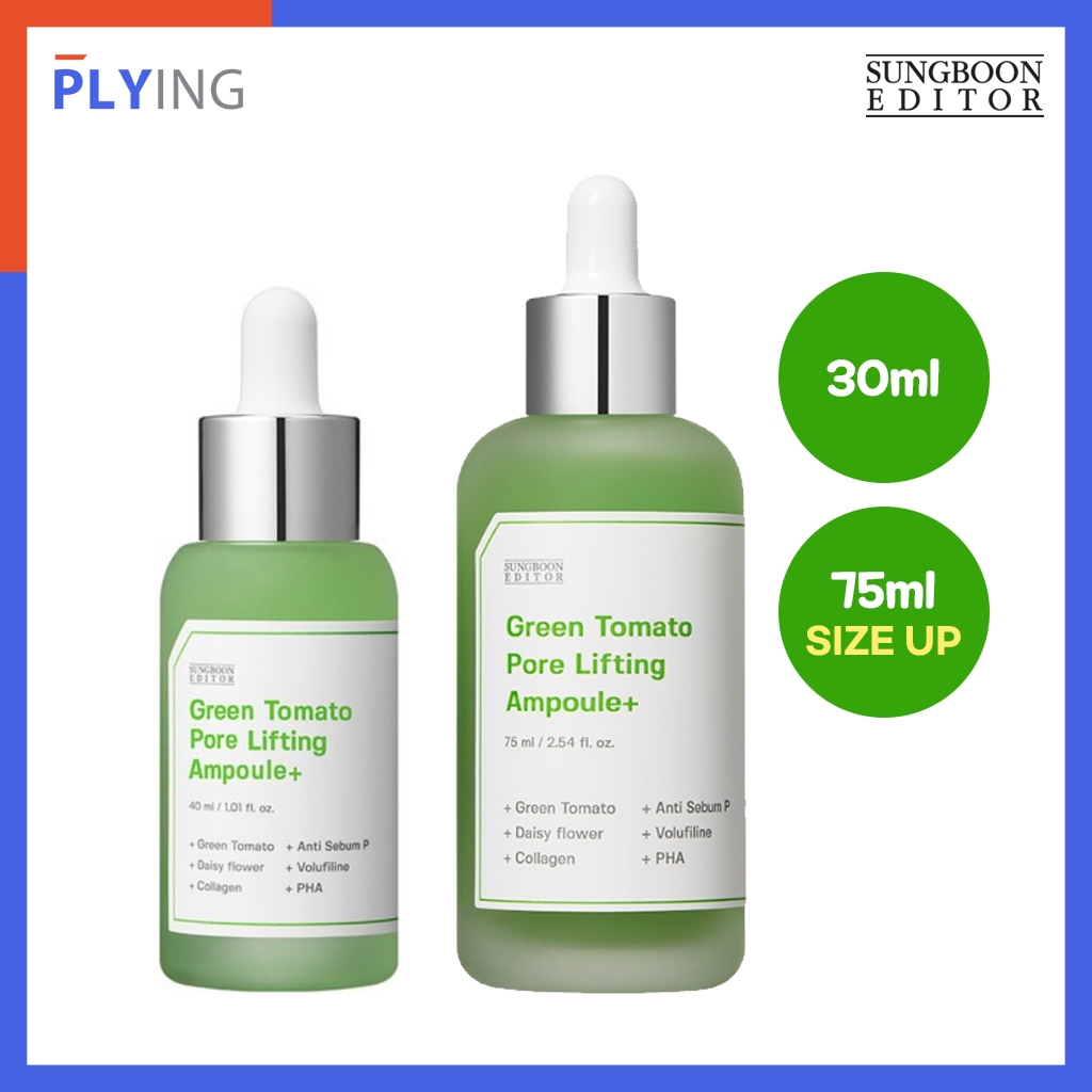 [Sungboon Editor] Green Tomato Pore Lifting Ampoule Plus (30ml/75ml) | Shopee Singapore