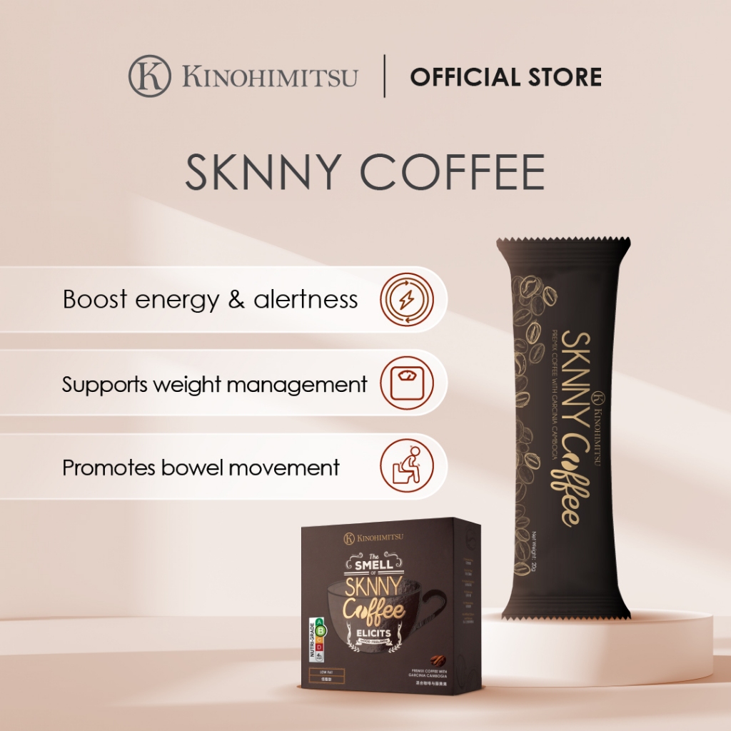 Kinohimitsu SKNNY Coffee With Garcinia Cambogia Sachet 20g - Low Fat ...