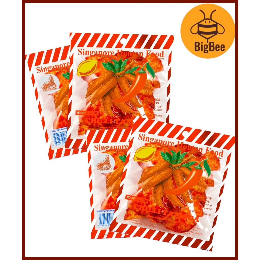 Houten Chilli Tapioca Chips - 35g x 4pkt / 100g x 2pkt / Value pack ...