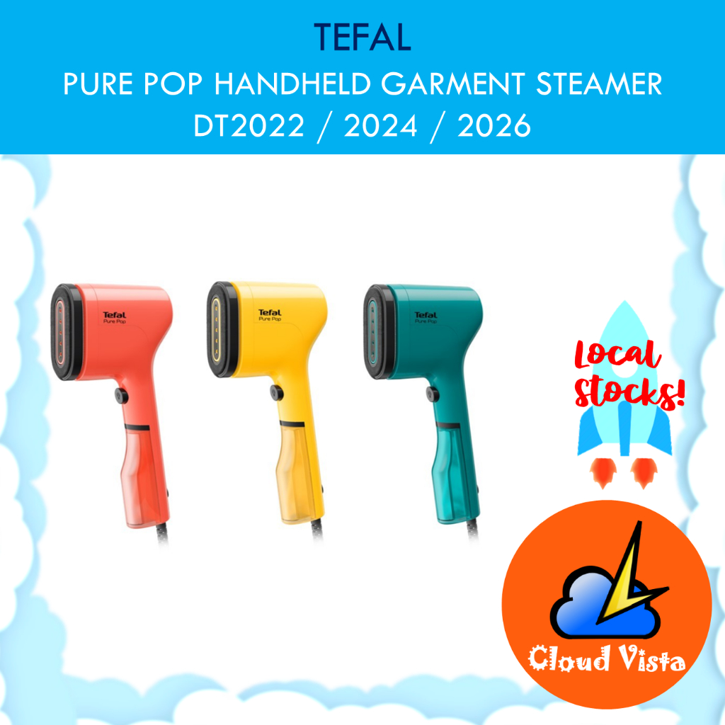 Tefal Pure Pop Handheld Garment Steamer DT2022 DT2024 DT2026 | Shopee ...