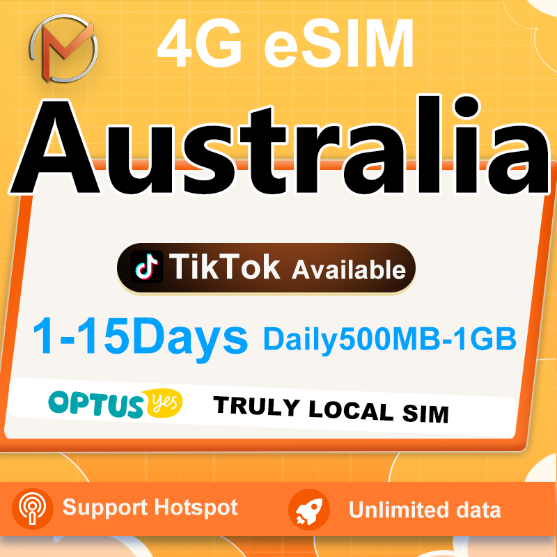 Australia eSIM 1-30Days Turbo Unlimited Data Speed | Brisbane eSIM ...