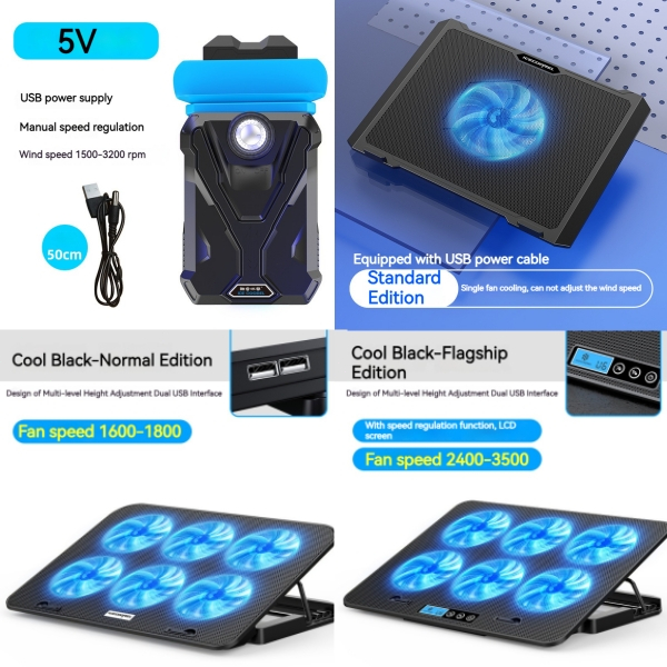 Laptop fan laptop cooler cooling fan pad laptop stand with fan computer ...