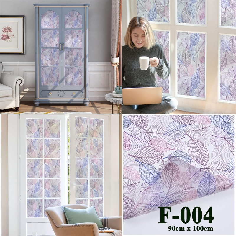 60(90)cm X 100cm Waterproof Frosted Privacy Bathroom Window Glass Film Stickers PVC Self ...