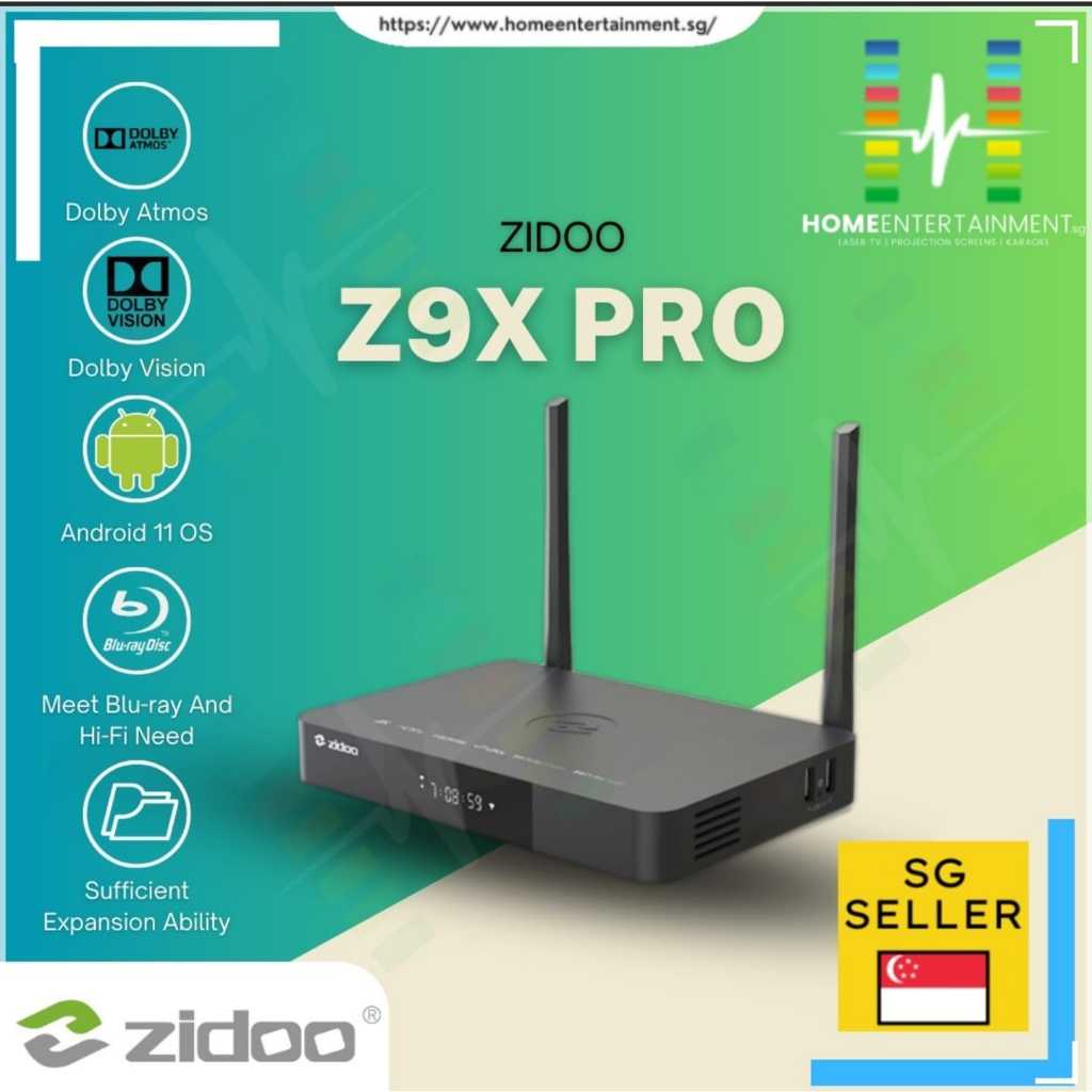 ZIDOO Z9X PRO [LATEST MODEL] 4K MEDIA PLAYER WITH DOLBY VISION | HDR10 ...