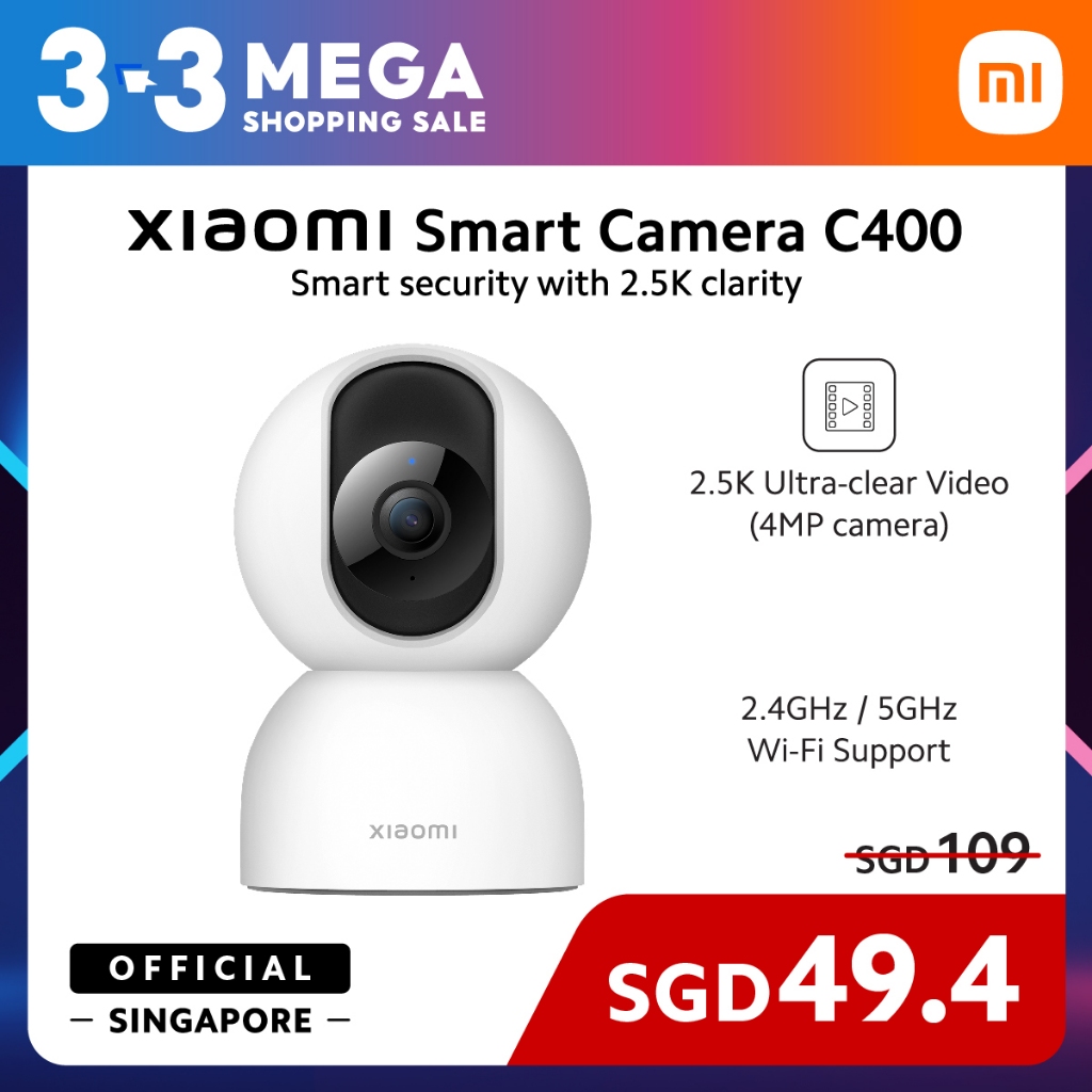 Xiaomi Smart Camera C400 | Shopee Singapore