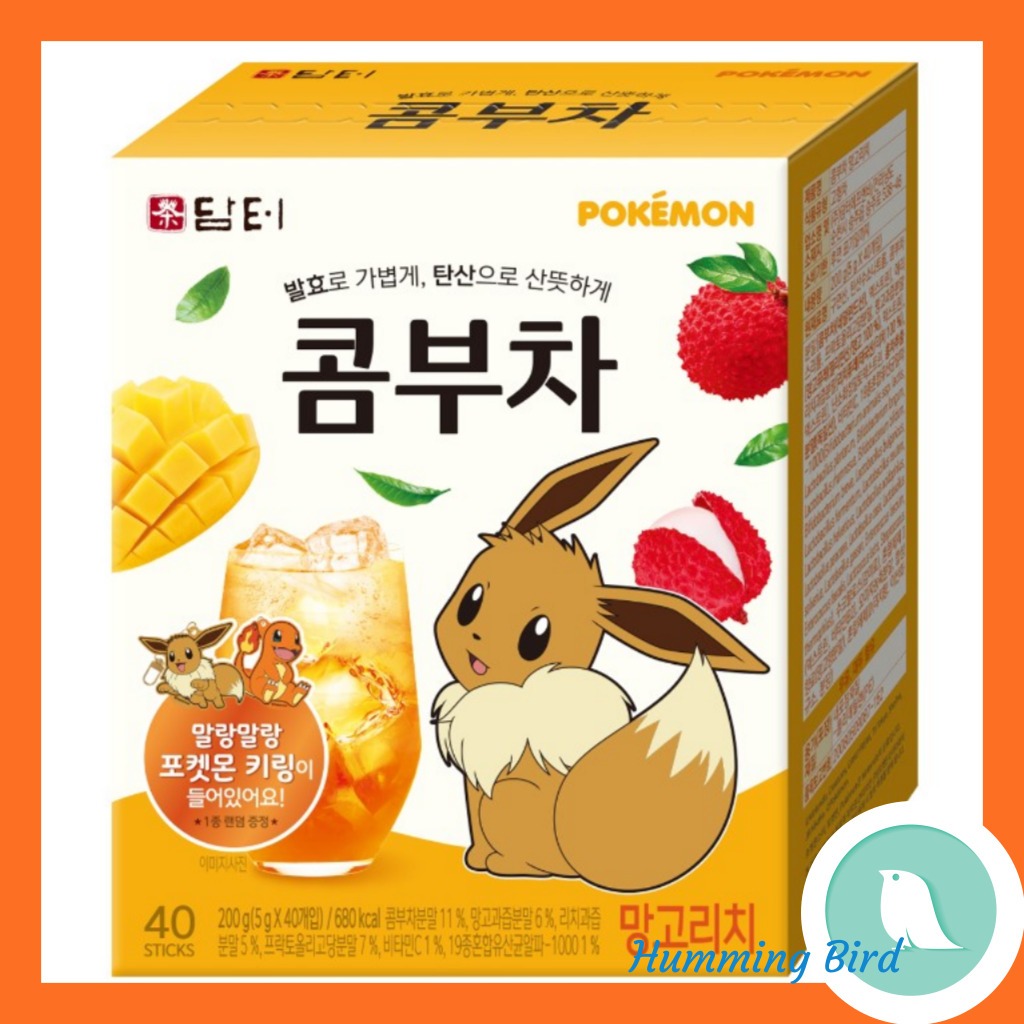 [Damtuh] Korean Healthy Pokemon Mango Lychee Kombucha / Korean Kombucha ...