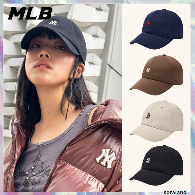 [MLB] Unisex Nano Logo Unstructured Ball Cap 6 Colors | Shopee Singapore