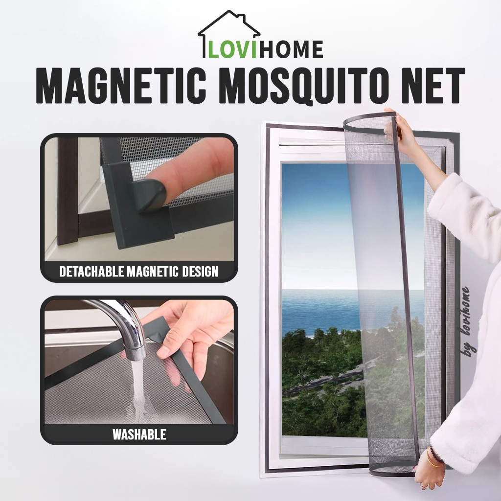 SG Premium Quality DIY Magnetic Mosquito Net Insect Screen Kit Home ...