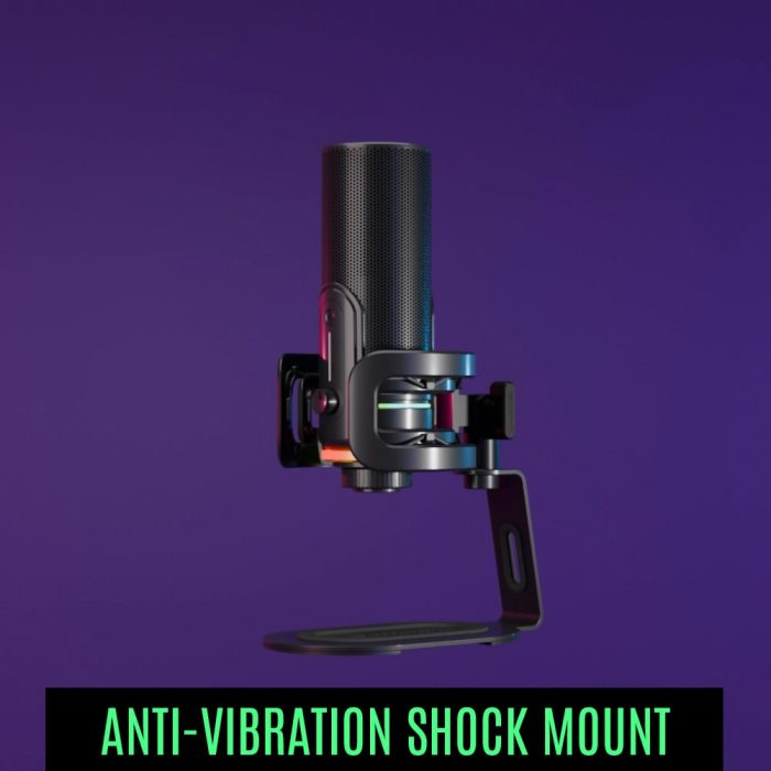 STREAMPLIFY MIC PRO RGB MICROPHONE ANTI-VIBRATION MOUNT USB-C (MICPRO ...