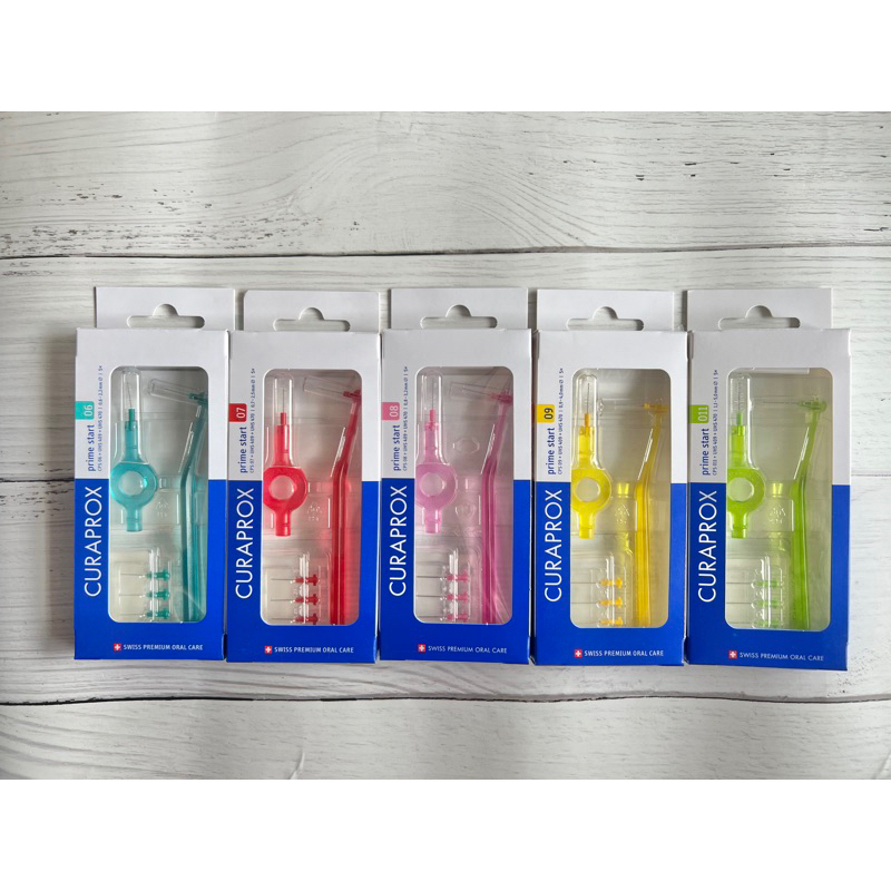 Curaprox Prime Start Interdental Brush+Refills Kit | Shopee Singapore