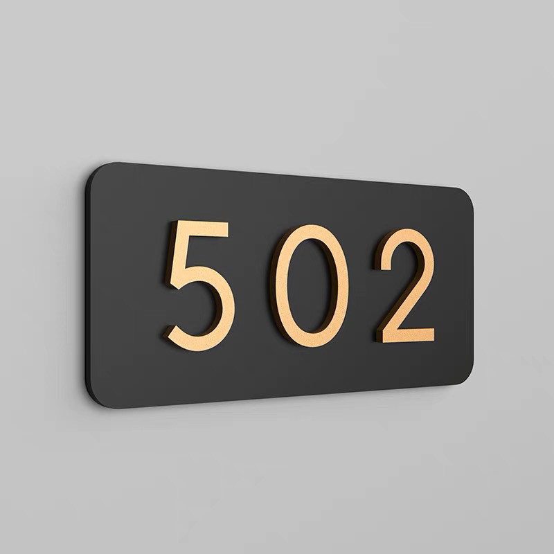 Customised Unit Sign Customised door sign/unit number signage ...