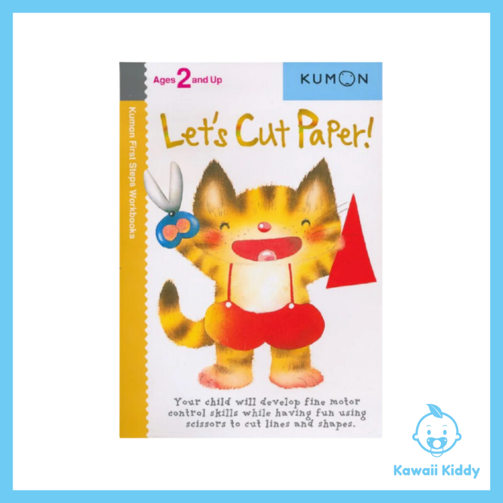 [Kawaii Kiddy] KUMON Let's Cut Paper (Age 2yrs+) | Shopee Singapore